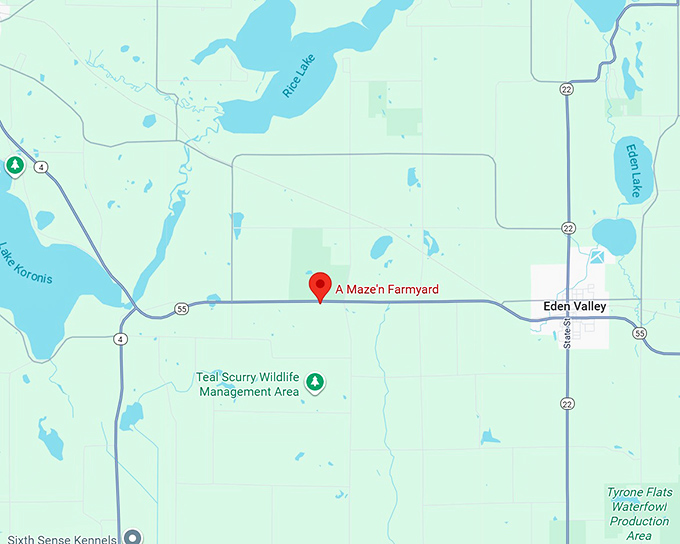 16. a maze'n farmyard llc map