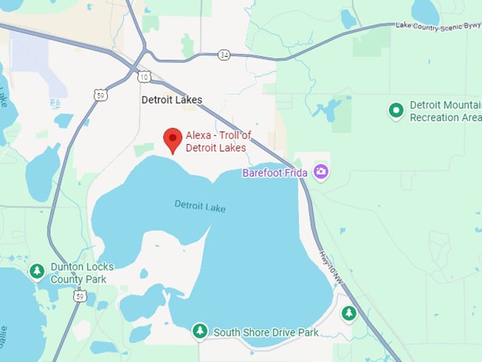 16. alexa troll of detroit lakes map