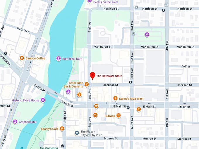 16. anoka hardware store map