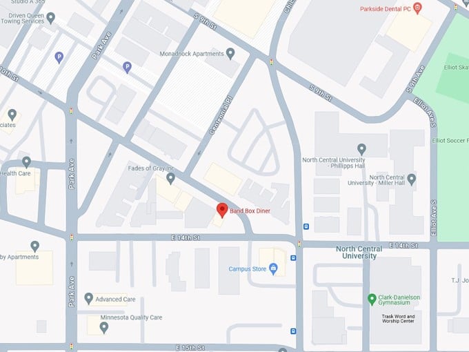 16. band box diner 10 map