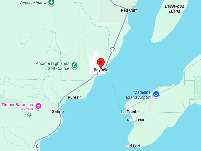 16. bayfield map