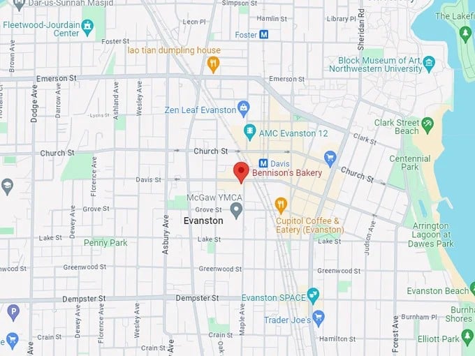 16. bennisons bakery 10 map