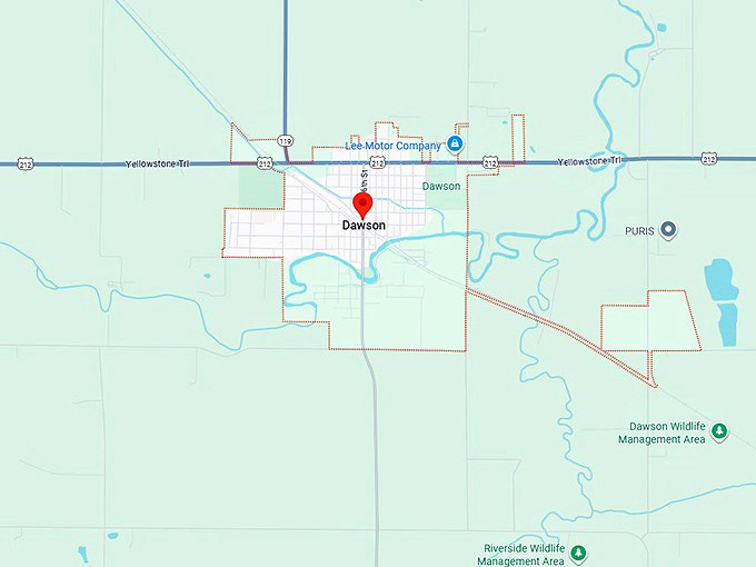 16. dawson, minnesota map