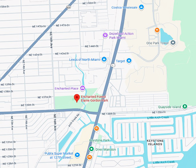 16. enchanted forest elaine gordon park map