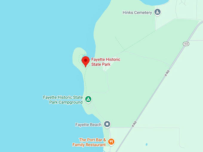 16. fayette historic state park map