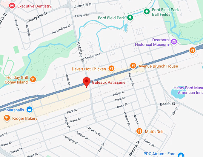 16. g&acirc;teaux p&acirc;tisserie map