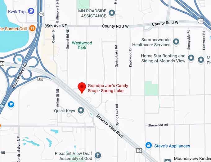 16. grandpa joe's candy shop