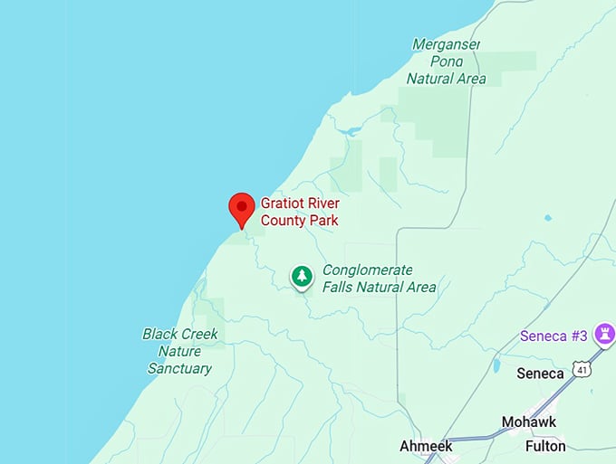 16. gratiot river county park (allouez) map