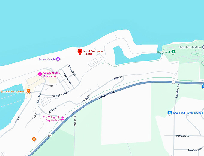 16. inn at bay harbor map