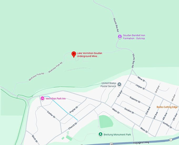 16. lake vermilion soudan underground mine state park map