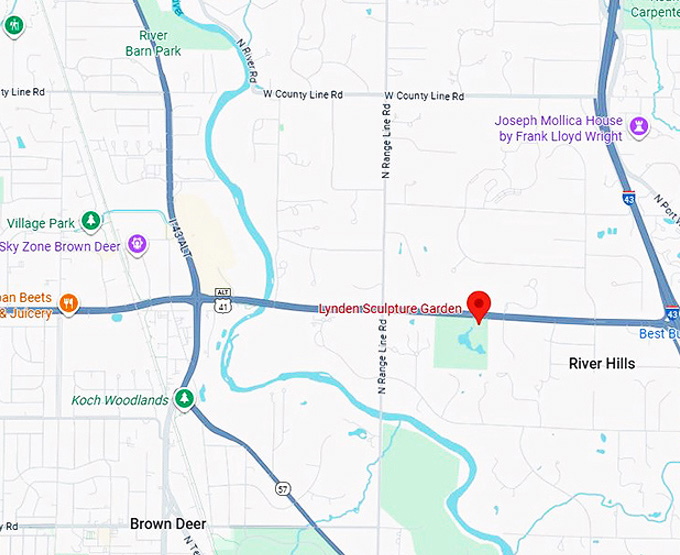 16. lynden sculpture garden map
