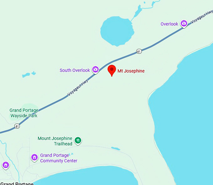 16. mount josephine lookout map