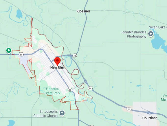 16. new ulm map