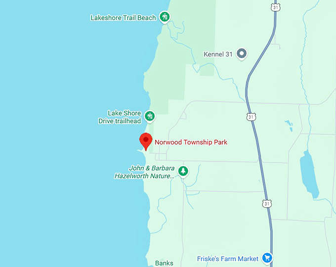 16. norwood township park map