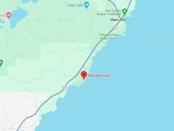 16. palisade head trail 10 map
