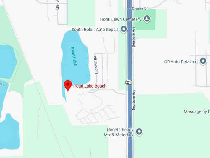 16. pearl lake beach map result