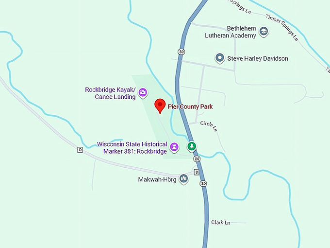 16. pier natural bridge hike at pier county park map