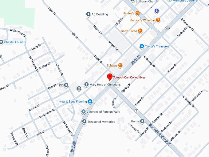 16. spinach can collectibles map