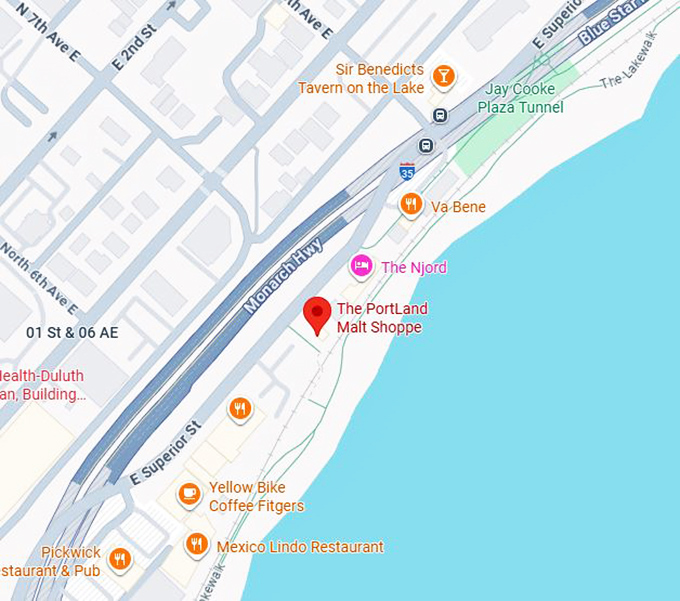 16. the portland malt shoppe map