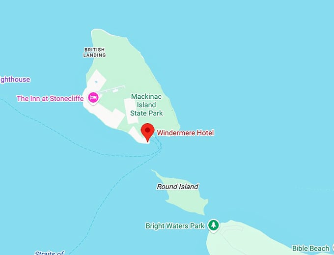 16. windermere hotel map