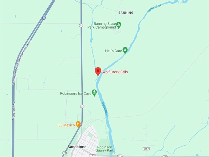16. wolf creek falls 10 map