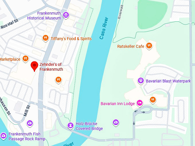16. zehnder&rsquo;s restaurant (frankenmuth) map
