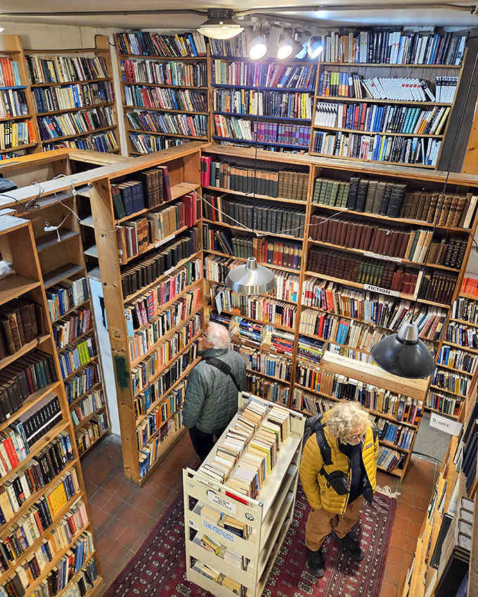 Myopic Books: A literary fortress in Wicker Park, where the green storefront promises adventures bound in paper and imagination within.
