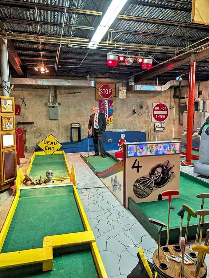 Welcome to where Halloween meets hole-in-one, and skeletons are your playing partners for the next nine holes of glory.