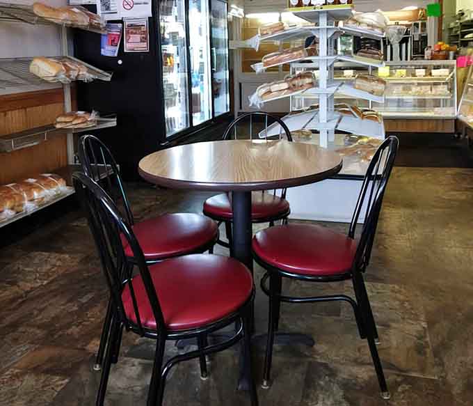 Inside Carl's, where the hardest decision you'll make all day is choosing between a dozen different ways to consume sugar.