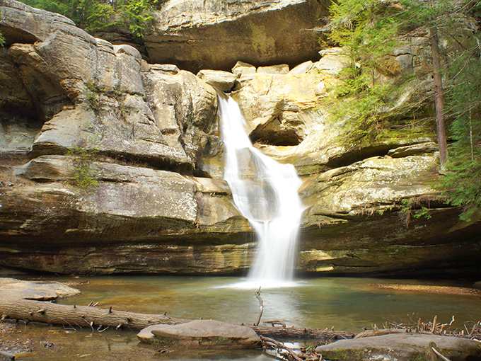 Cedar Falls cascades with hypnotic grace, proving that Ohio can deliver wilderness drama worthy of National Geographic's cover.