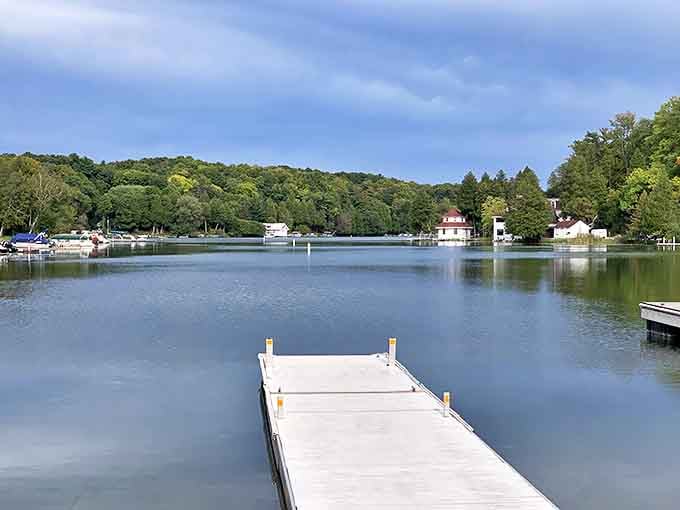 The boat ramp provides easy access to aquatic adventures, where your biggest decision is which water toy to try first.