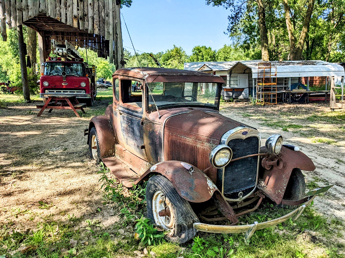 This rusty Ford Model A isn't just gathering dust &ndash; it's gathering stories, sitting proudly as a testament to automotive history.