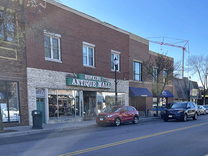 Downtown charm meets treasure trove – the unassuming brick exterior gives little hint of the time-traveling adventure waiting inside.