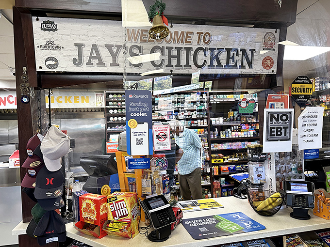 Step inside Jay's Chicken and you're greeted by a no-nonsense interior where the focus is squarely where it should be&mdash;on the incredible food.