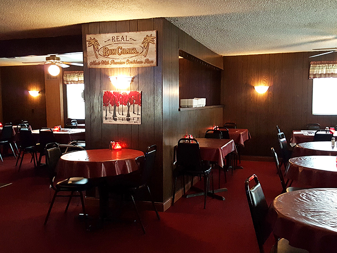 Step inside to discover wood-paneled warmth and red tablecloths &ndash; the classic Wisconsin supper club aesthetic that instantly feels like home.