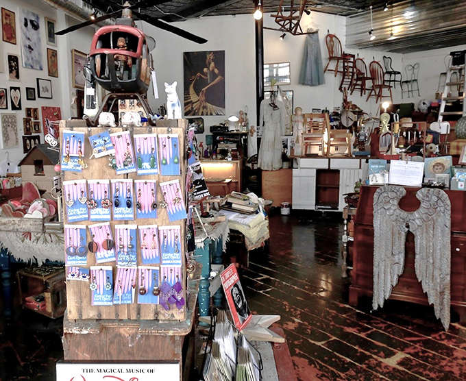 Step inside and enter a time warp where decades collide in delightful disarray, each corner revealing new surprises for eagle-eyed explorers.