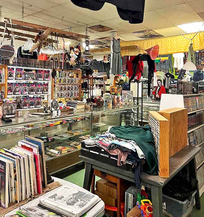 Organized chaos reigns supreme inside Captain Bizzaro's, where every inch of space hosts treasures waiting to be discovered by curious shoppers.