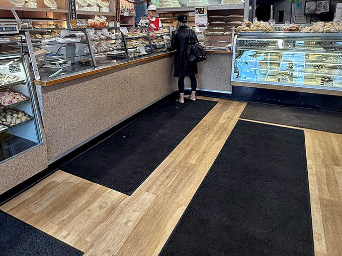 Step inside and witness the beautiful simplicity of a bakery that puts products before pretension. No Edison bulbs needed when the pastries shine this bright.