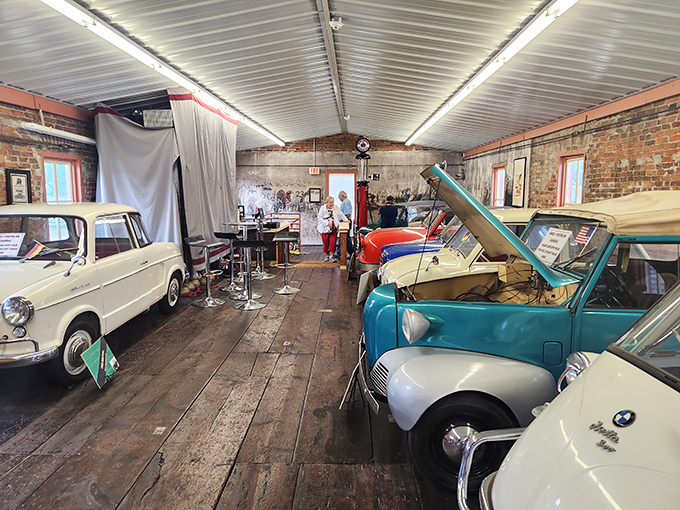 Step inside and enter a world where cars shrunk in the wash &ndash; this collection of microcars turns automotive history on its tiny head.