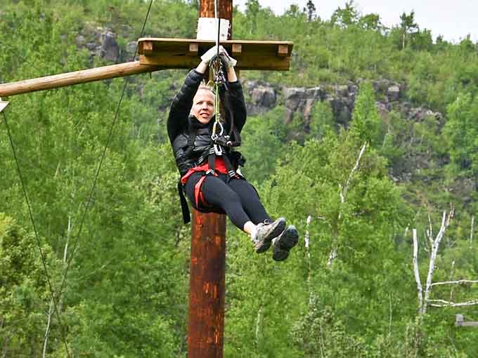 Gravity becomes your playmate as you zip through the forest canopy, momentarily experiencing the freedom of flight.