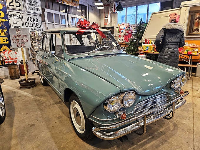 This mint-condition vintage sedan isn't just transportation&mdash;it's a time machine on wheels, ready to whisk you back to an era of drive-ins and doo-wop.