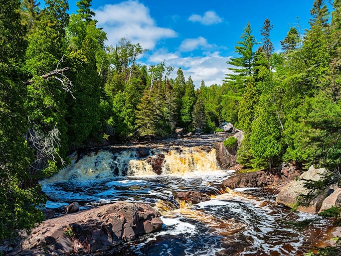 Mother Nature showing off her watercolor skills at Two Step Falls, where the rushing water creates a soundtrack better than any white noise machine you've ever bought.