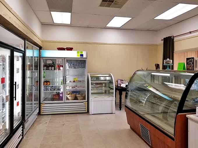 Clean, bright, and stocked with possibilities, this interior proves that gluten-free bakeries can look just as professional and inviting as any traditional sweet shop.