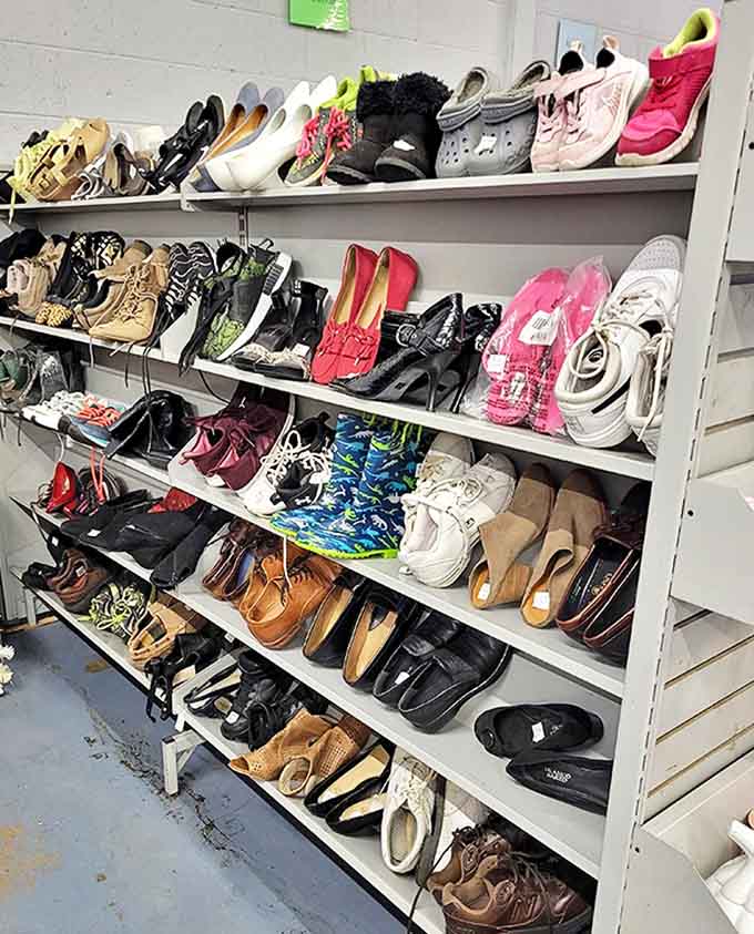 A shoe lover's paradise where every pair tells a story &ndash; from barely-worn designer finds to vintage styles waiting for their second dance.