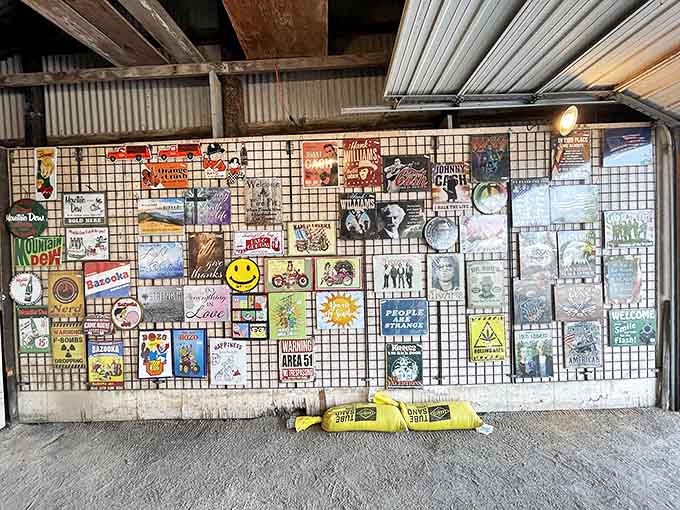 Wall of nostalgia: These vintage signs aren't just decorations&mdash;they're time machines to an America of soda fountains, roadside diners, and simpler pleasures.