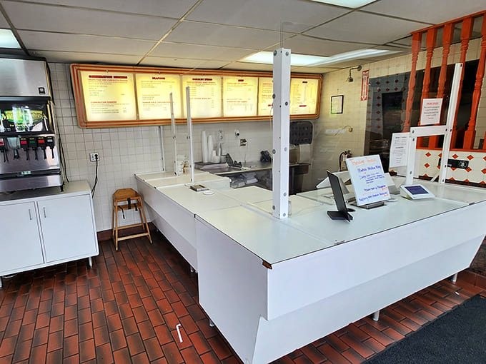 No-frills counter service where the focus is entirely on the food. The menu board tells you everything you need to know.