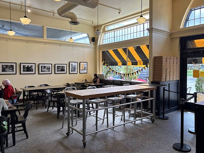 High ceilings and natural light create the perfect backdrop for your pastry pilgrimage and subsequent sugar coma.