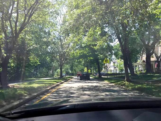 Tree-lined streets in Ohio Countryside offer a shady respite for travelers, where historic homes and small-town charm invite you to slow down and stay awhile.
