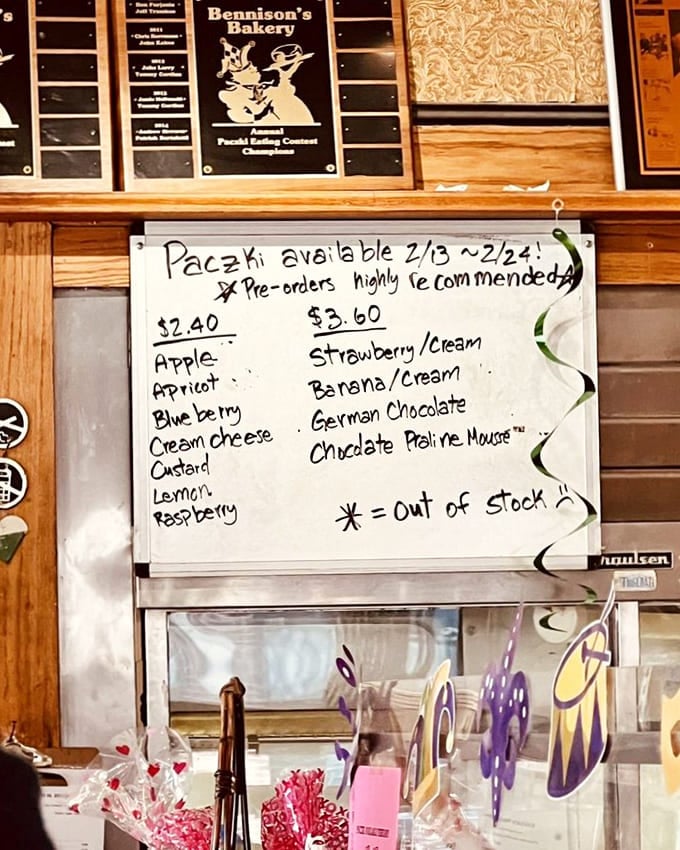 The whiteboard menu announces paczki season&mdash;that magical time when Polish donuts become the center of Chicago's culinary universe.