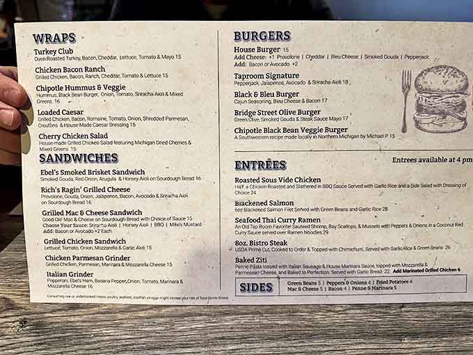 The menu reads like a love letter to comfort food with just enough creative twists to keep your taste buds guessing &ndash; from loaded grinders to sous vide perfection.